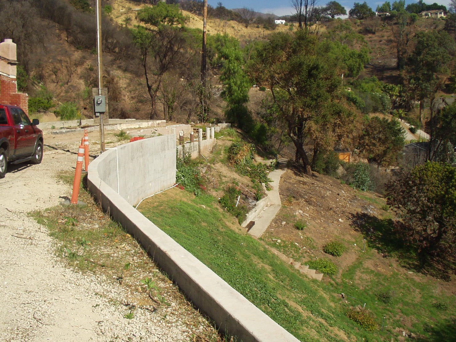 Retaining Wall Landslide